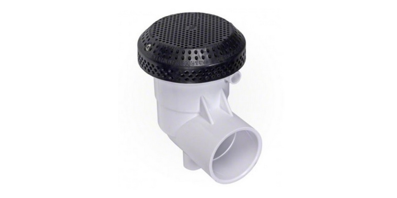Waterway Lo Pro Drain - 90° Elbow - 1 ½" | Black