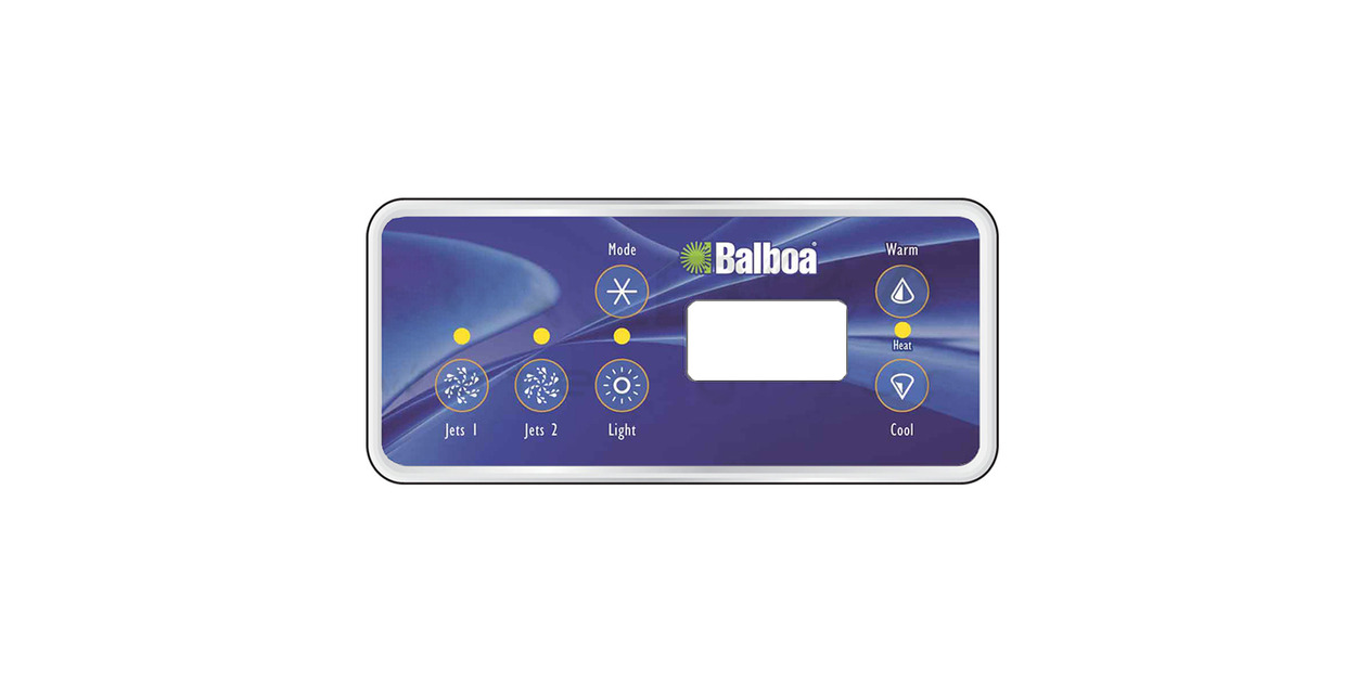 Balboa VL701S Overlay - 10402 6 Button - 2 Pump