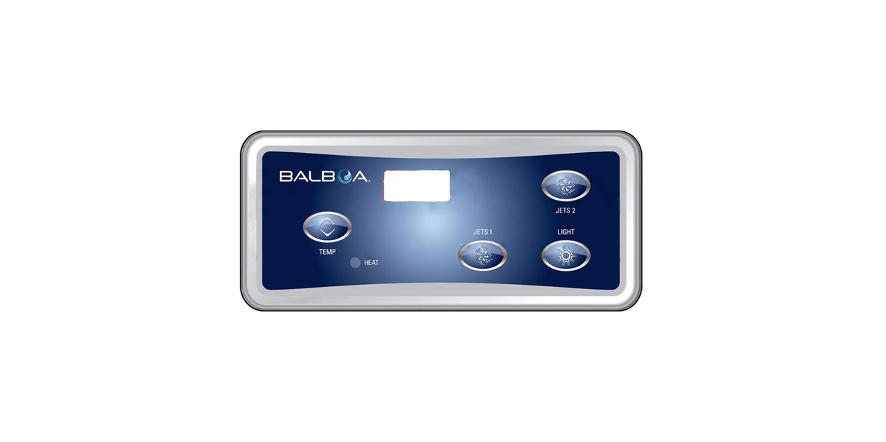 Balboa VL404 Overlay - 10418 4 Button - 2 Pump