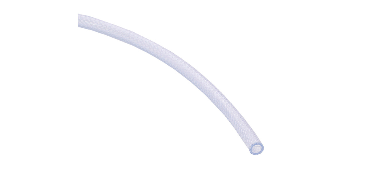 20mm Flexible Braided PVC Pipe - Clear | (28mm OD x 20mm ID)