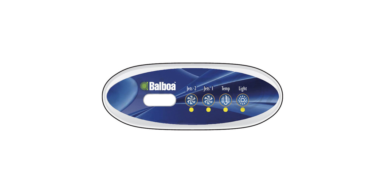 Balboa VL240 Overlay - 11764 4 Button - 2 Pump