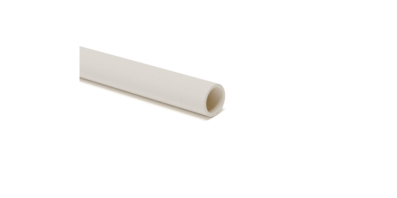 ¾" Rigid PVC Pipe - White - Schedule 40