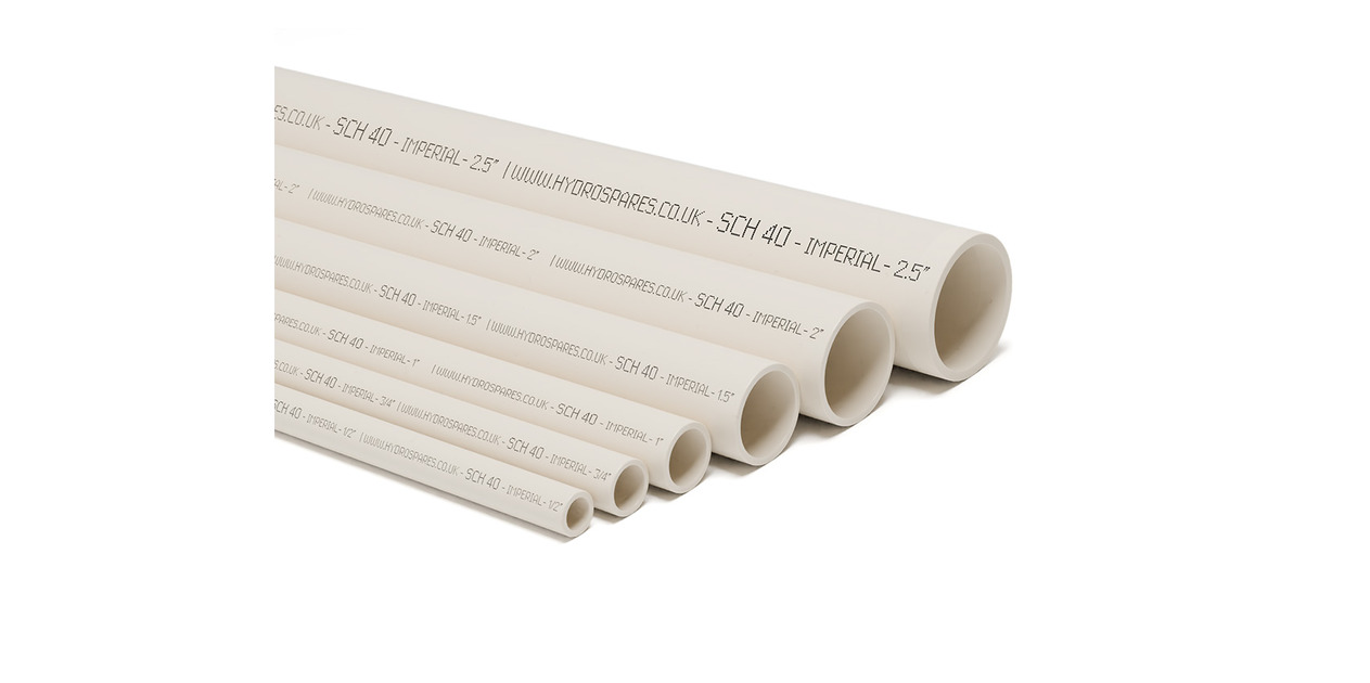 Rigid Spa Pipe - Schedule 40 - Hydrospares