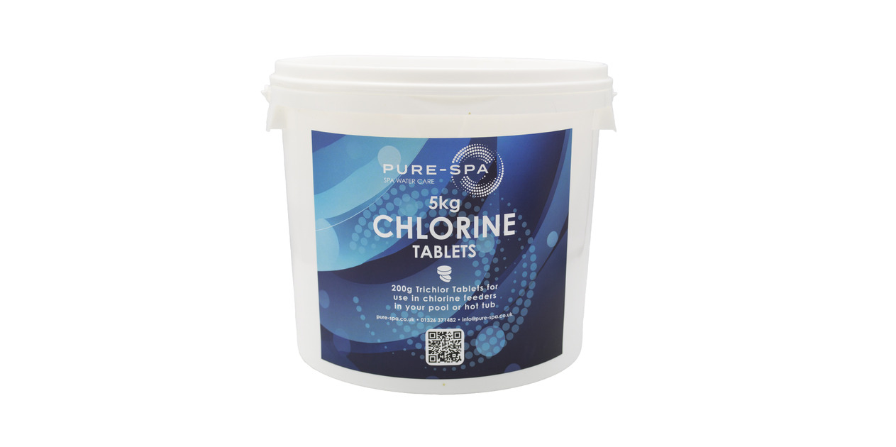 Pure-Spa Chlorine Tablets 200g - 5Kg - Pure-Spa