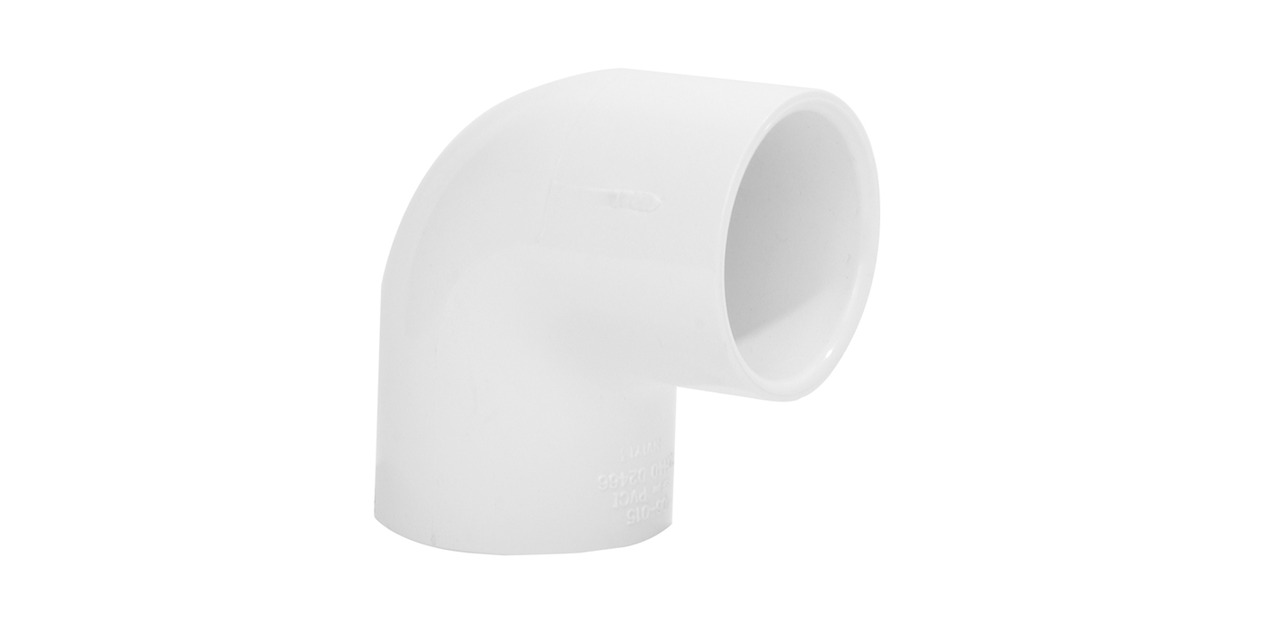 ¾" Equal Elbow 90° - PVC - White | JustSpaParts