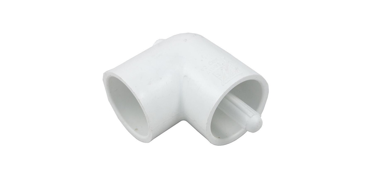 Waterway Thermowell - 90° Elbow - 1 ½" | White