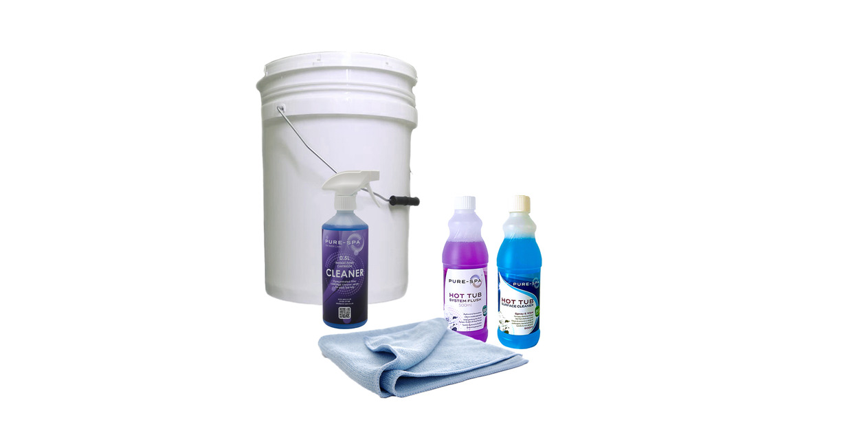 Pure-Spa Hot Tub Cleaning Bucket Kit