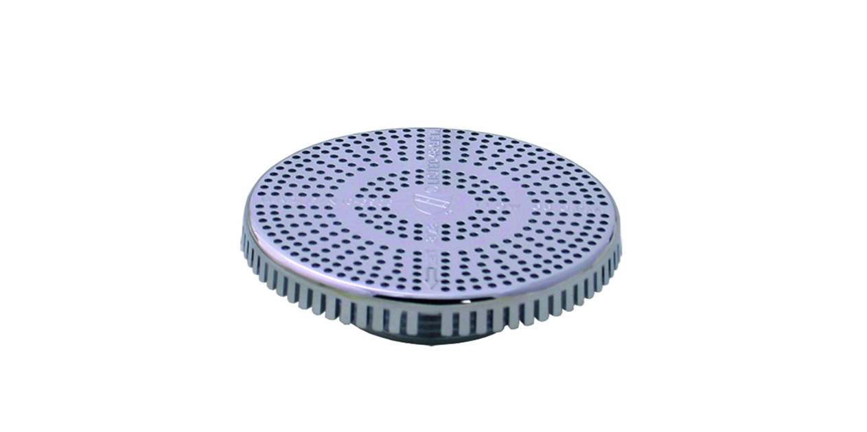 HydroAir Slimline Suction Cover | 76gpm Chrome (Metal) Integral Thread