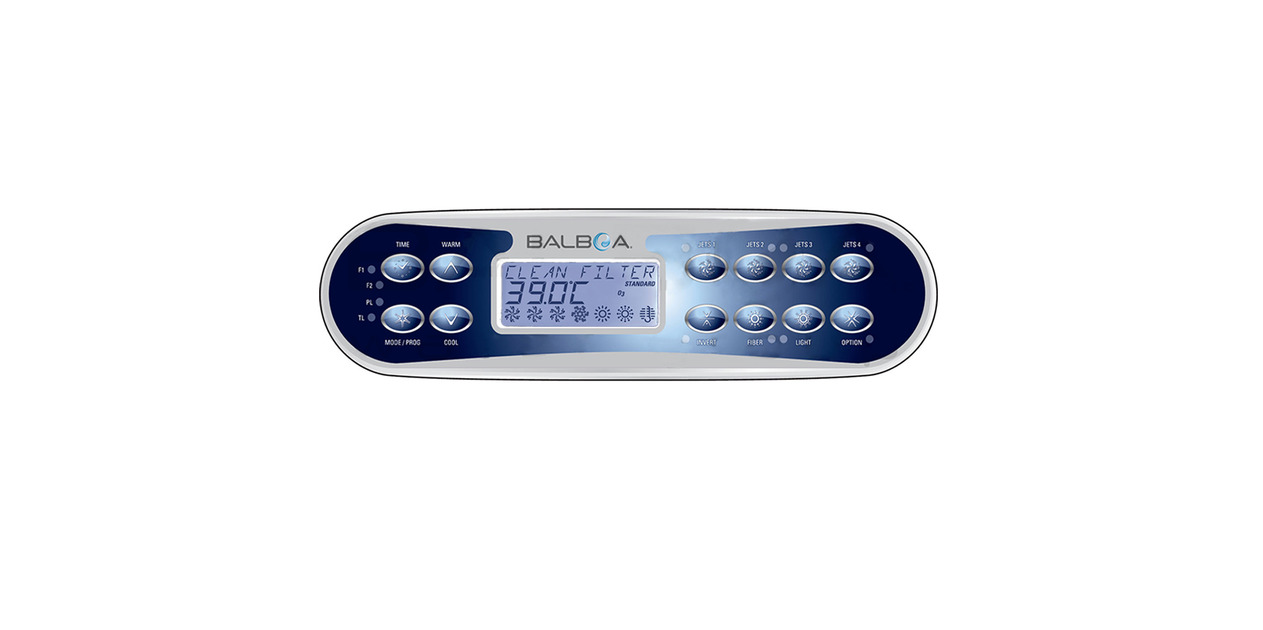 Balboa Topside Control Panel - ML900 | 54589 12 Button - 4 Pump