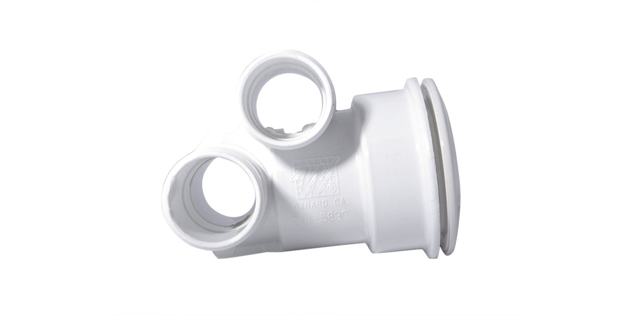 Waterway Poly Jet Body Assembly - 3/4" Smooth Barb x 3/8" Smooth Barb