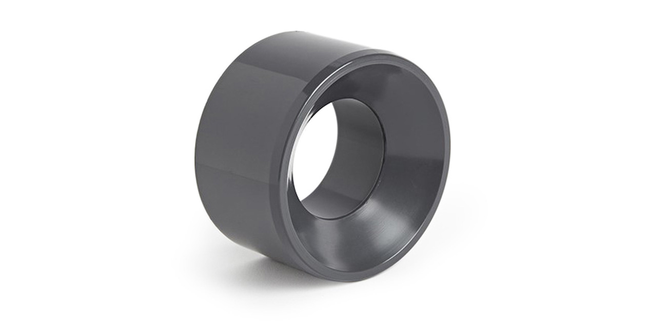 63mm x 50mm Reducing Bush - PVC - Grey