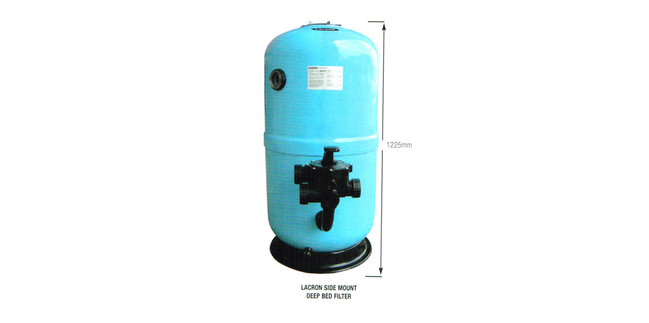 Lacron - Side Mount Deep Bed Filter 24" Tank