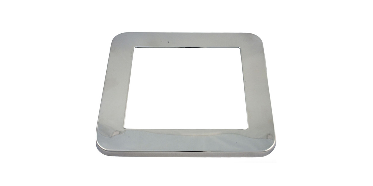 Waterway Square Trim Plate Stainless Finish - Hydrospares