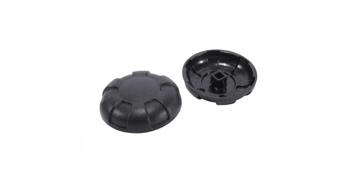 Waterway On/Off Valve Cap - 1" - 6 Spoke - Black