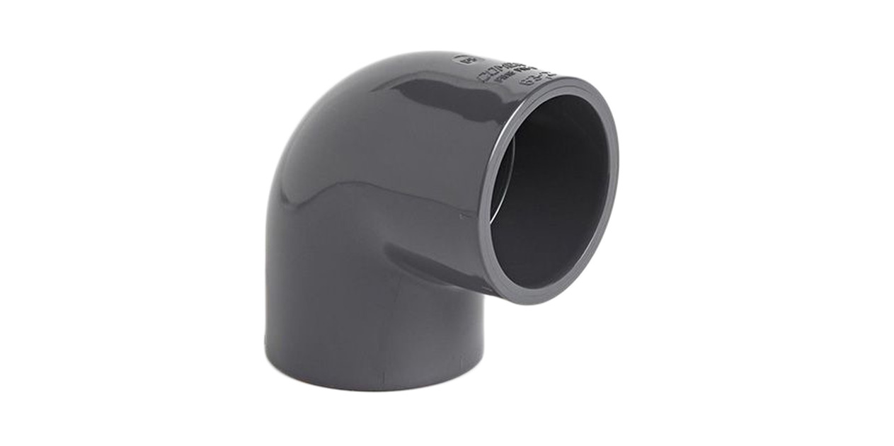 40mm Equal Elbow 90° - PVC - Grey | JustSpaParts