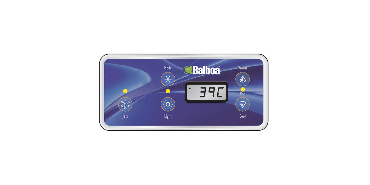 Balboa Topside Control Panel - VL701S | 51452 5 Button - 1 Pump