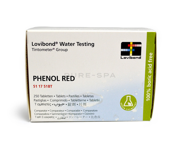 Test Kits |Phenol Red Test Tablets - 100 - Hydrospares