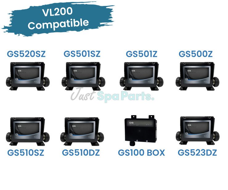 Balboa Topside Control Panel - VL200 | 52487 3 Button - 1 Pump
