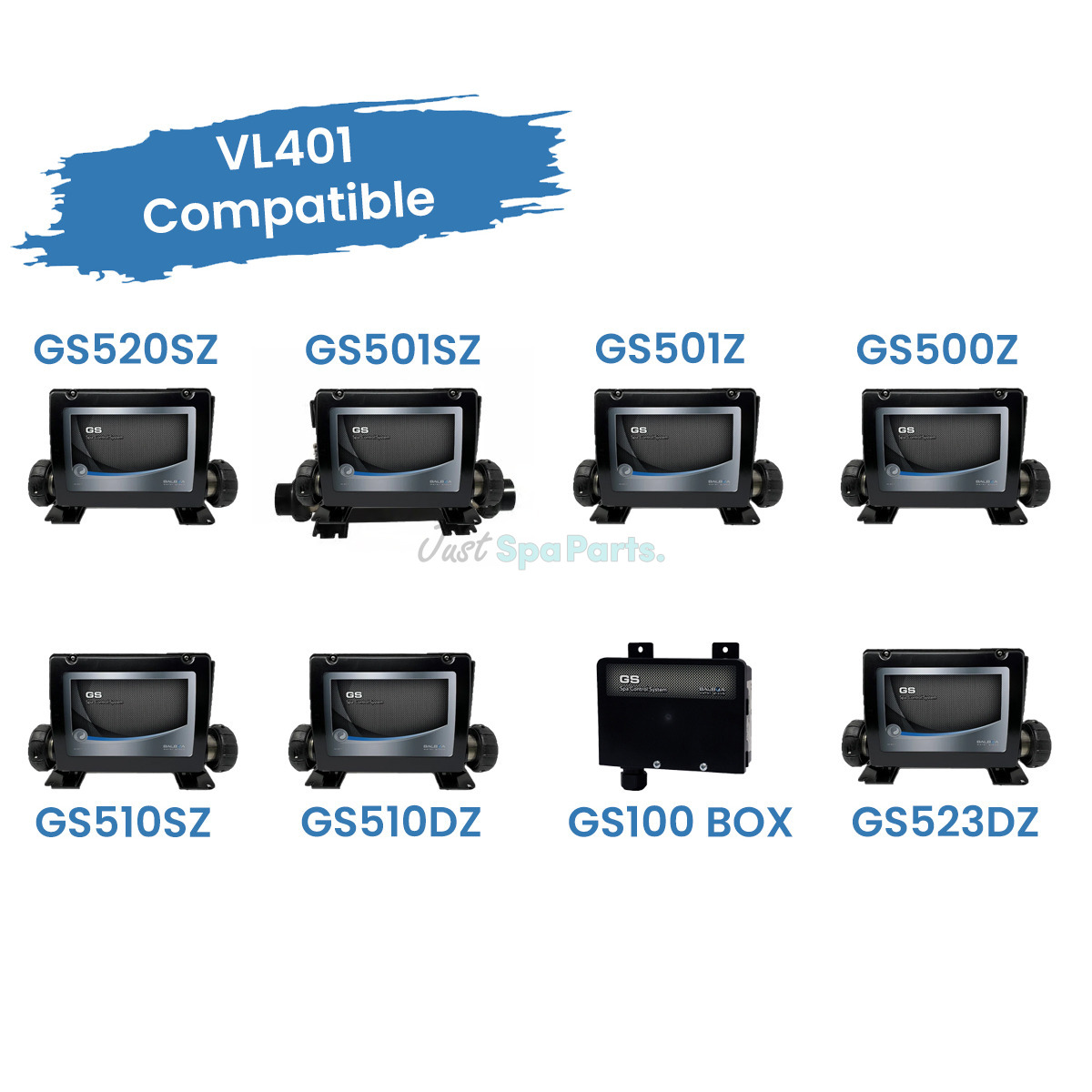 Balboa Topside Control Panel - VL401 | 54665 4 Button - 1 Pump