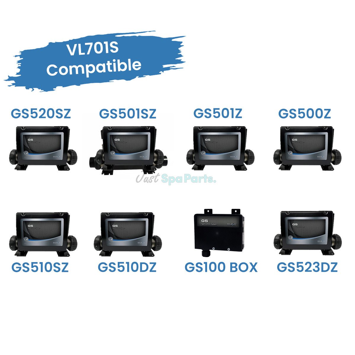 Balboa Topside Control Panel - VL701S | 51247 6 Button - 2 Pump